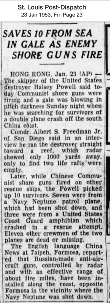 Korean War - Ditching and Crashing - Rescuing and Sacrifice: The Story ...