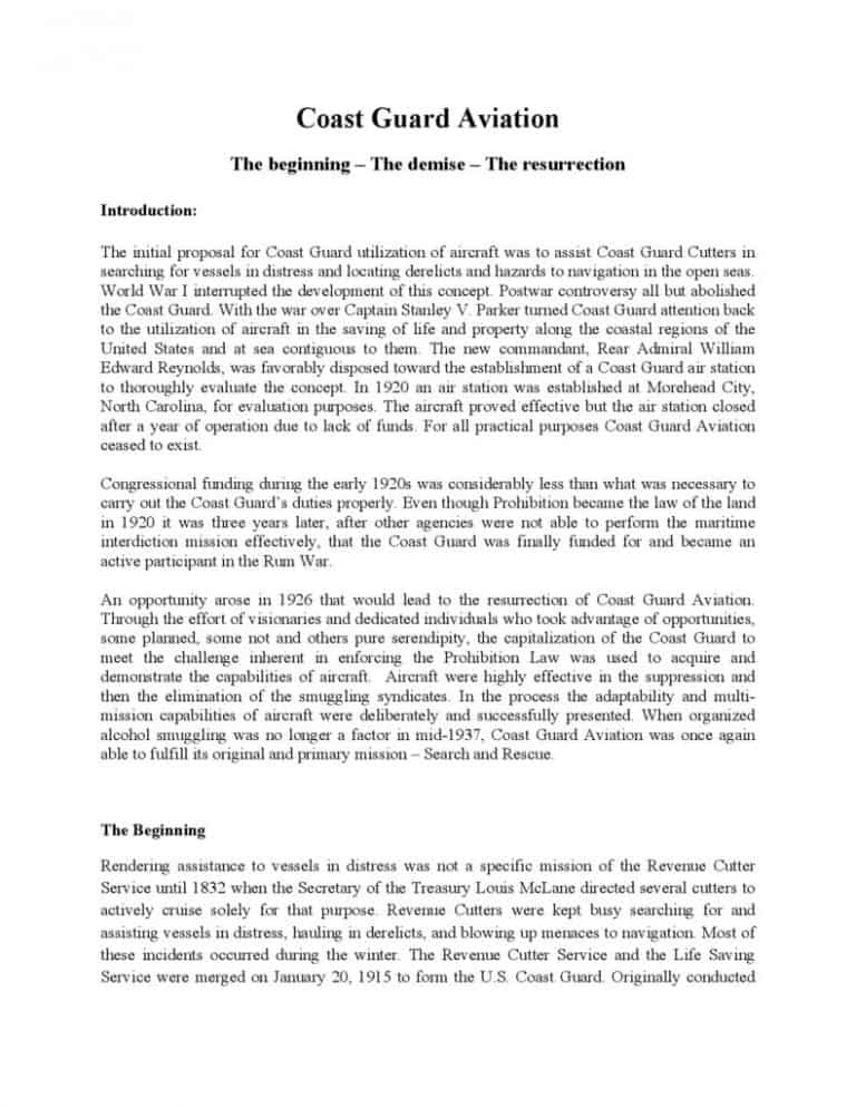 CG Aviation Beginning Demise Resurrection | Coast Guard Aviation History